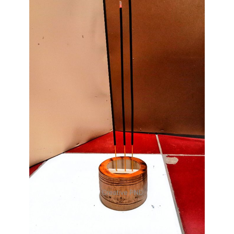 Jual tempat bakar dupa bambu / tempat bakar hio stick | Shopee Indonesia