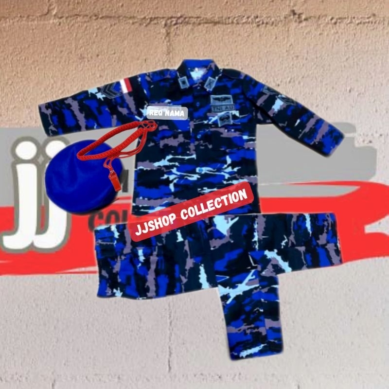 Jual BAJU TNI AU LORENG ANAK // BAJU LORENG TNI AURI ANAK. BAJU ANAK ...
