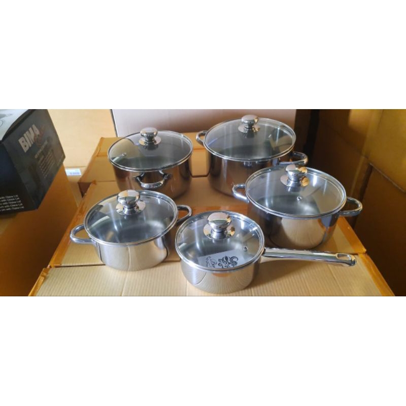 Jual Bima 5 Pcs Set Radian Sauce Pan | Shopee Indonesia