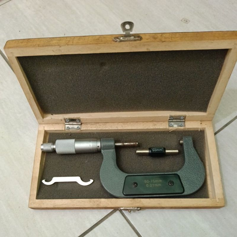 Jual micrometer outside 50 - 75 x 0.01mm micro meter luar 50mm - 75mm ...