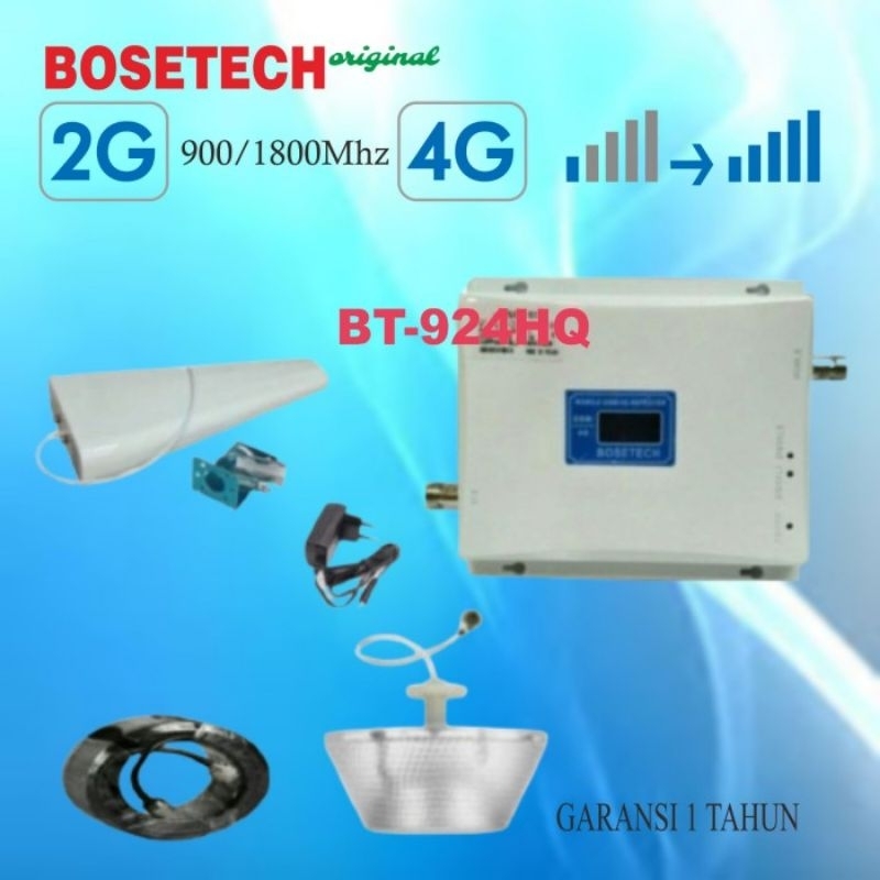 Jual Alat Penguat Sinyal Repeater DualBand BOSETECH BT924HQ Antena LPDA Periodic 1 Way | Shopee ...