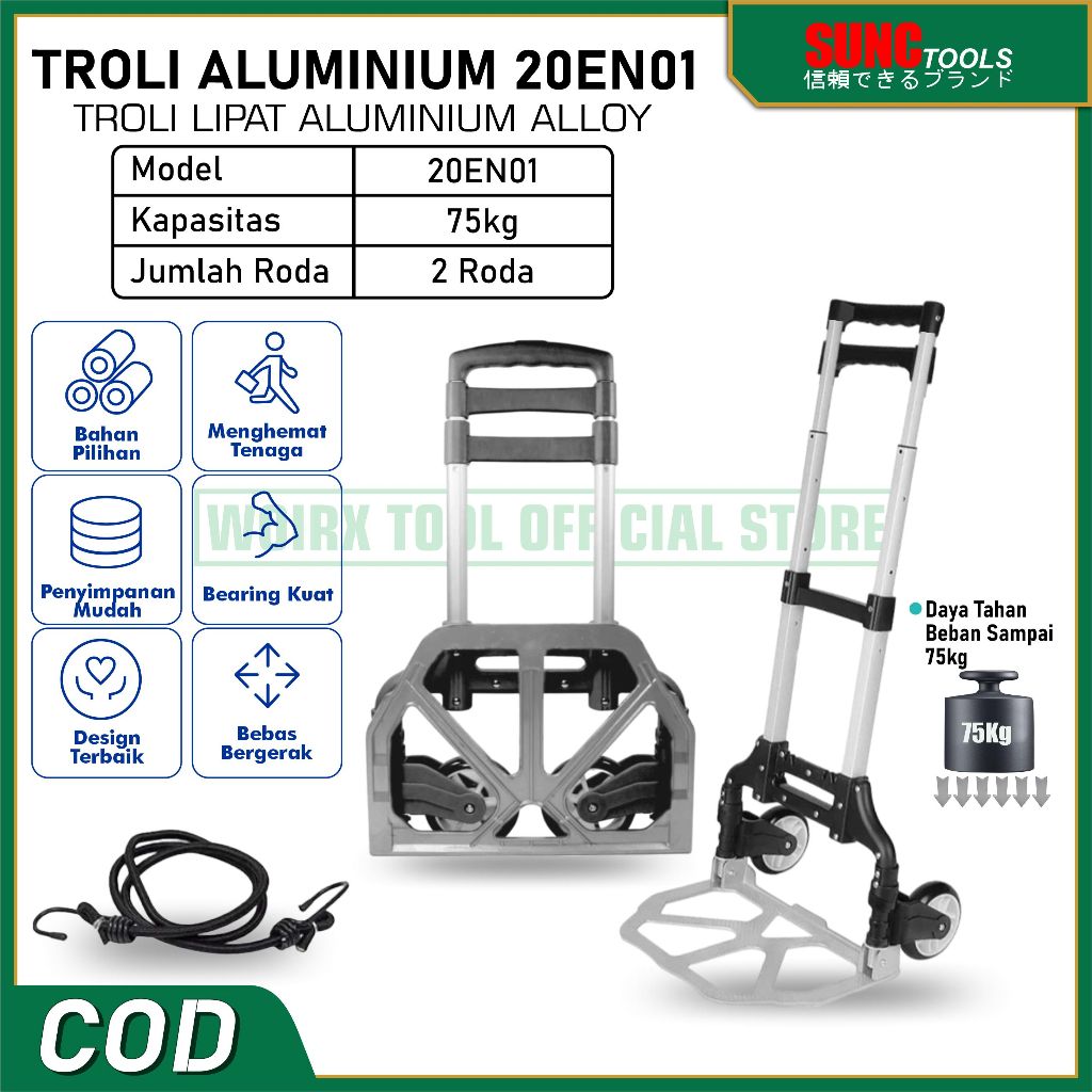 Jual SUNC TOOLS Troli Lipat Serbaguna Troli Galon Gas Trolley Lipat ...