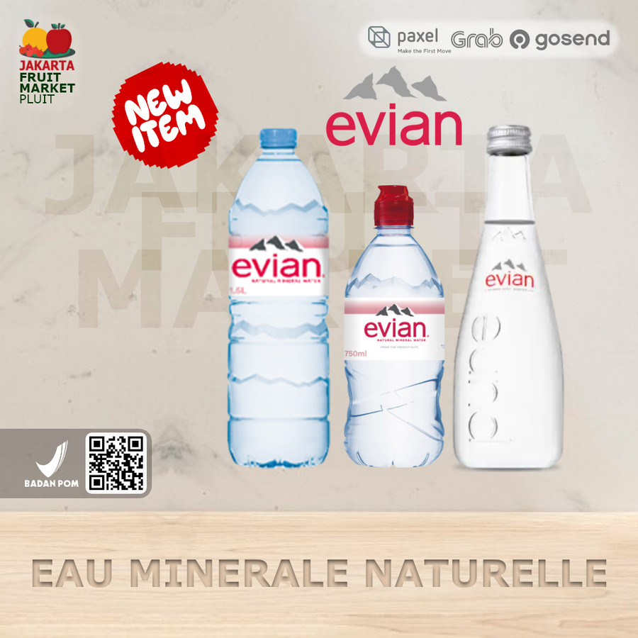 Jual EVIAN MINERAL WATER 750ML&1500ML | Shopee Indonesia