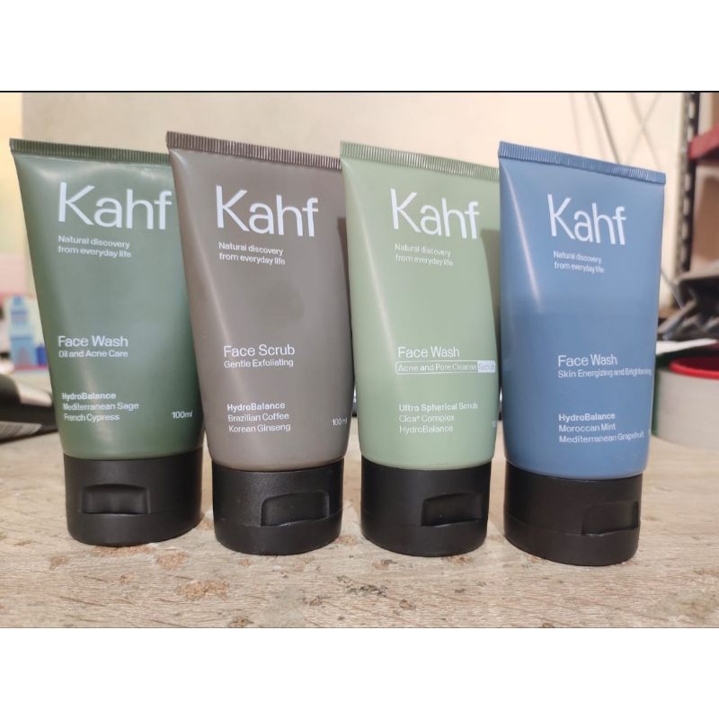 Jual KAHF Facial Wash 100ml | Skin Energizing And Brightening / Oil And ...