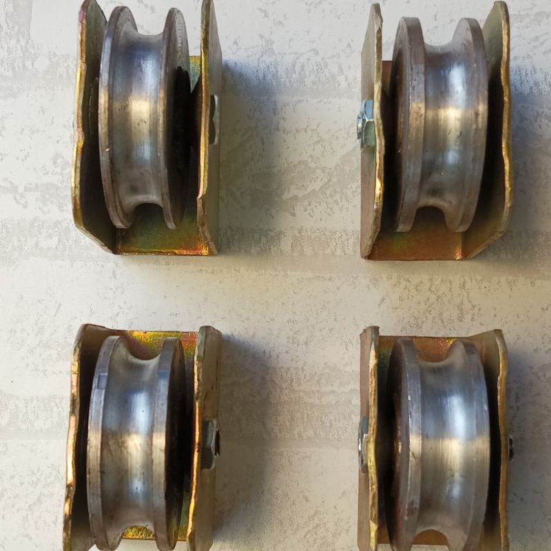 Jual Roda pagar super 8 cm ( Rel behel 16 mm ) | Shopee Indonesia