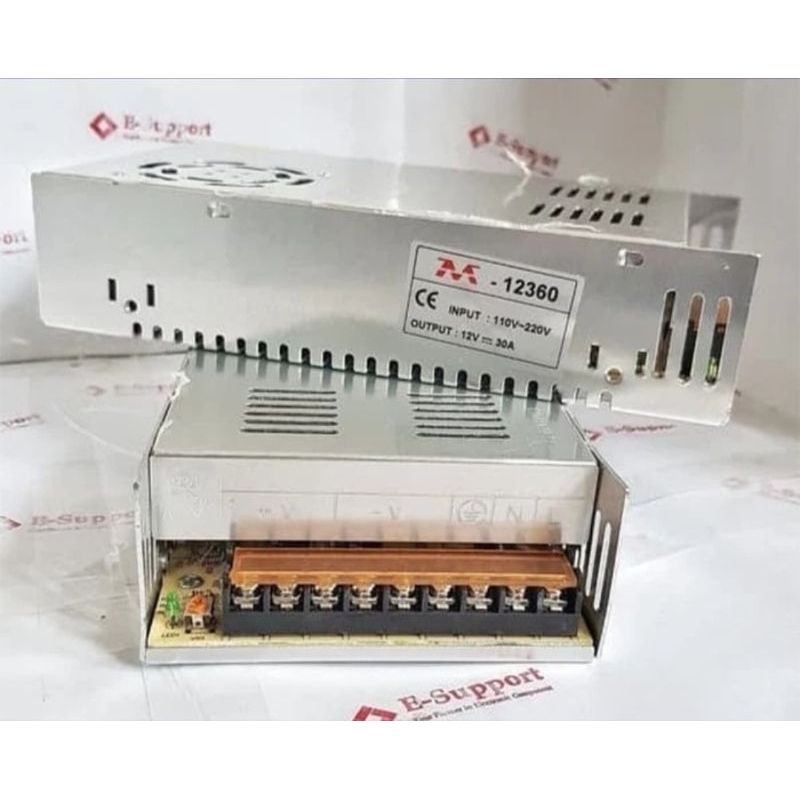 Jual AC to DC Power supply 12V 30A Adaptor 12 V 30 A | Shopee Indonesia