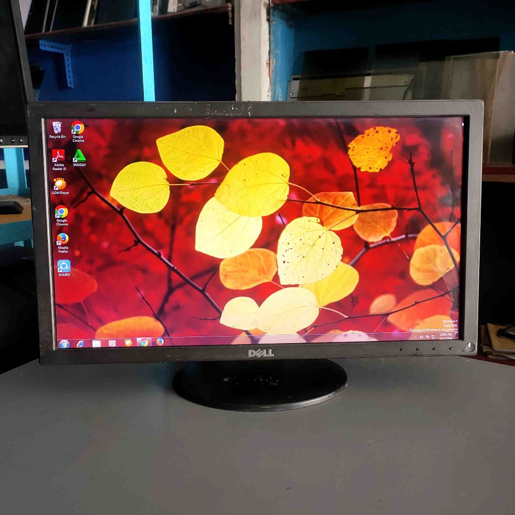 Jual Monitor Led Merk Dell Ukuran Layar 20 Inch Kondisi Normal | Shopee ...