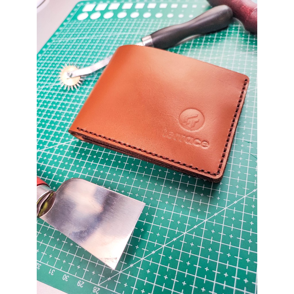 Jual Dompet Pria Full Kulit Asli Custom Simple Premium Handmade 4 Slot ...