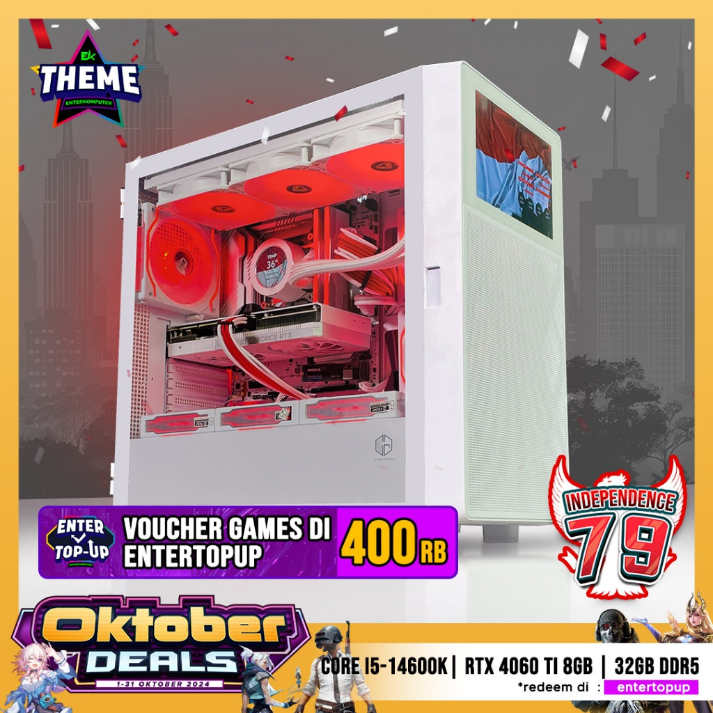Jual PC Rakitan EK Theme - Independence 79 - Core i5 RTX 4060 Ti ...