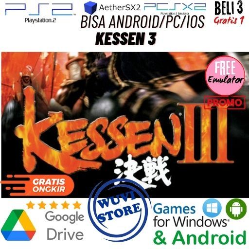 Jual PS 2 Kessen 3 | Bisa di PC / Android / IOS Plus Emulator | Beli 3 ...