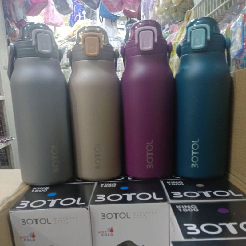Jual New Dubblin/3OTOL King 1800ml Stainless Steel-Tahan Panas | Shopee ...
