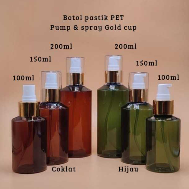 Jual Botol Pump Spray skincare Pump Spray 100ml 150ml 200ml Botol ...