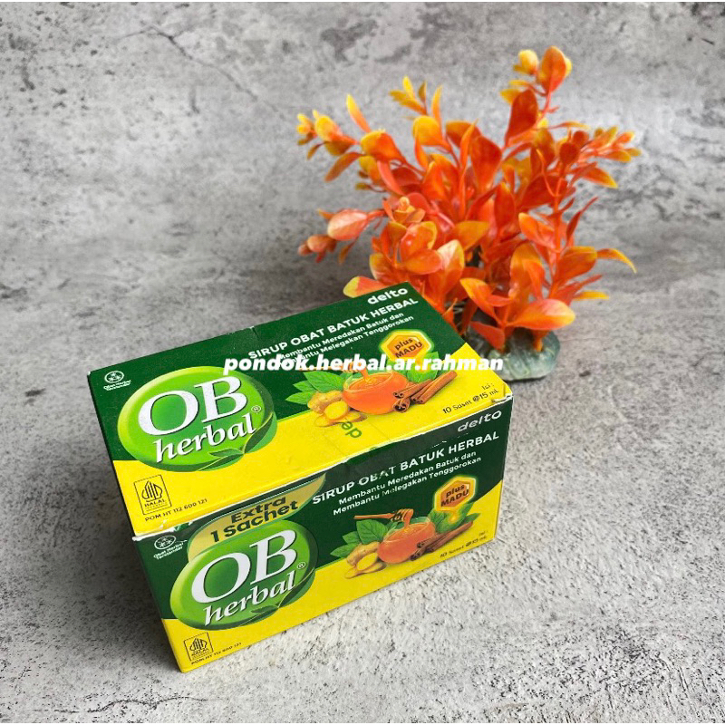 Jual OB HERBAL SACHET SYRUP OBAT BATUK | Shopee Indonesia
