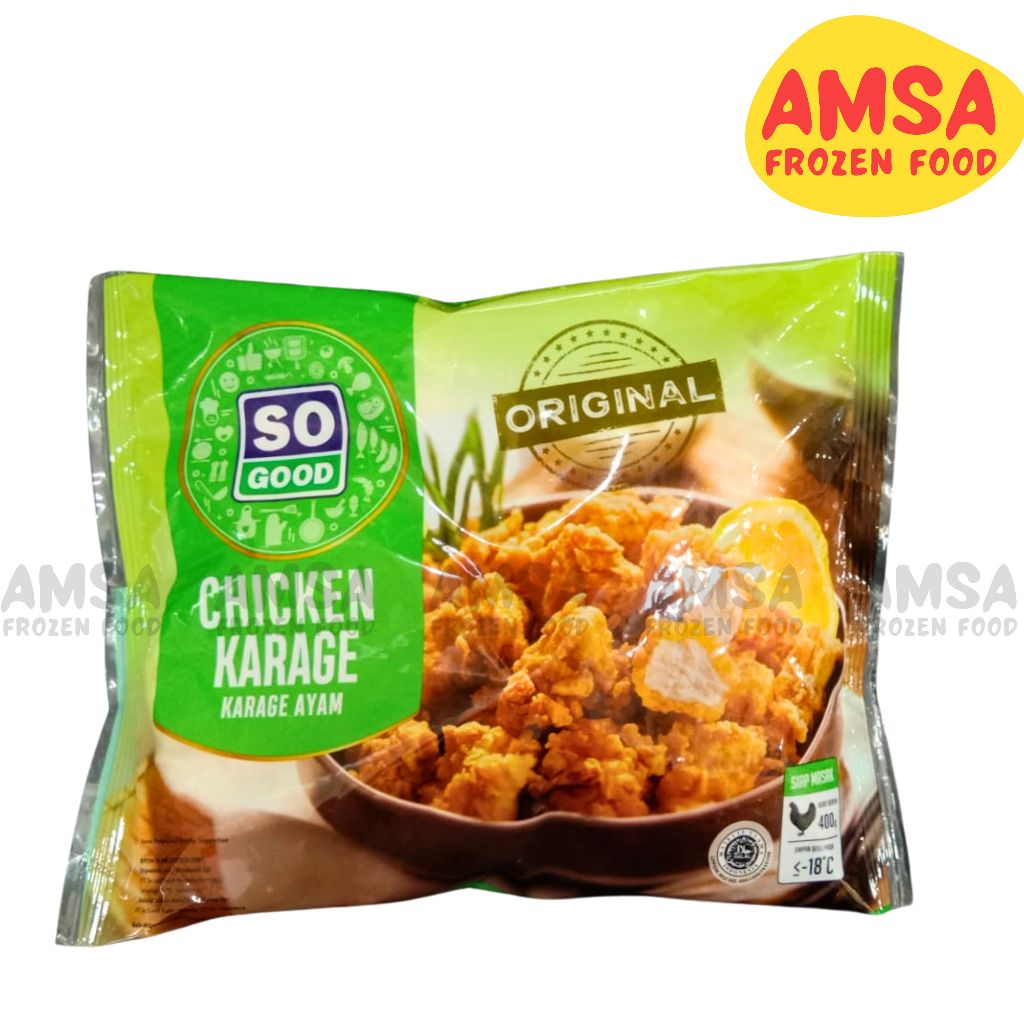 Jual So Good Chicken Karage Original 400g / Paha Ayam Crispy / Daging ...