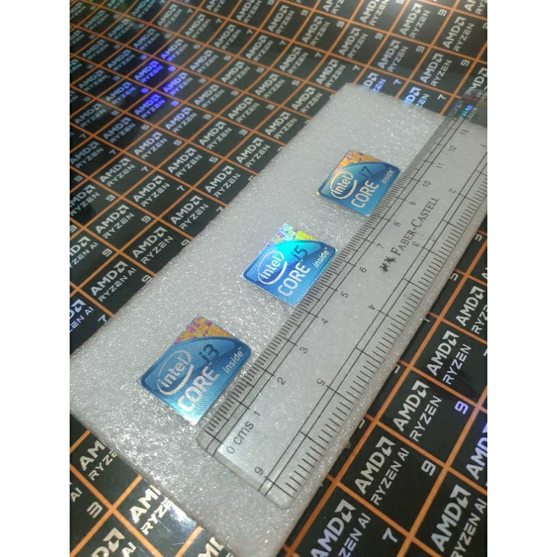 Jual Intel core i3 i5 i7 3th gen standard licence Stiker laptop ...