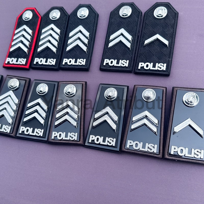 Jual sla Pangkat Polisi Bintara PDU Bripda Briptu Brigadir Bripka ...