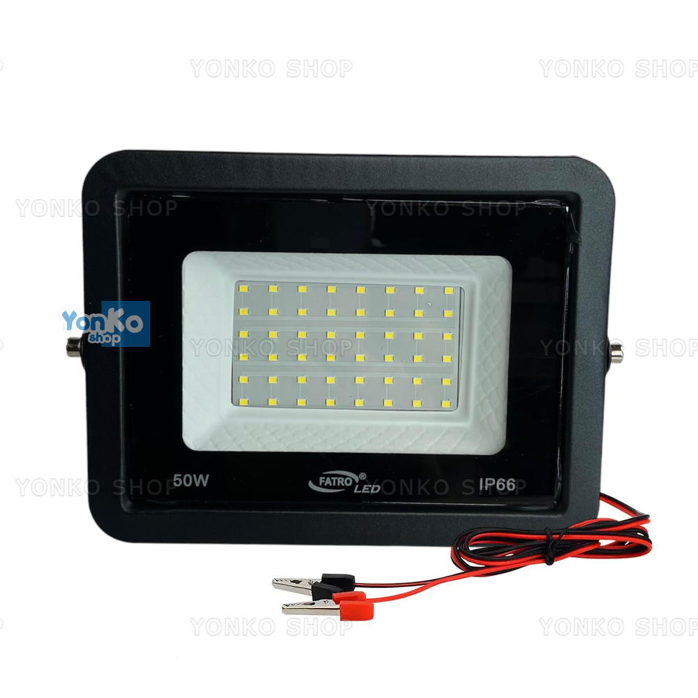 Jual Lampu Sorot Aki Accu DC 10 Watt 20 Watt 30 Watt 50 Watt 100 Watt 12V IP66 Waterproof SMD ...