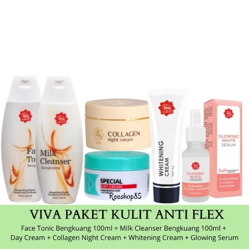 Jual VIVA Skincare 1 Paket Lengkap Anti Flek Anti Aging Kulit Kusam | Shopee Indonesia