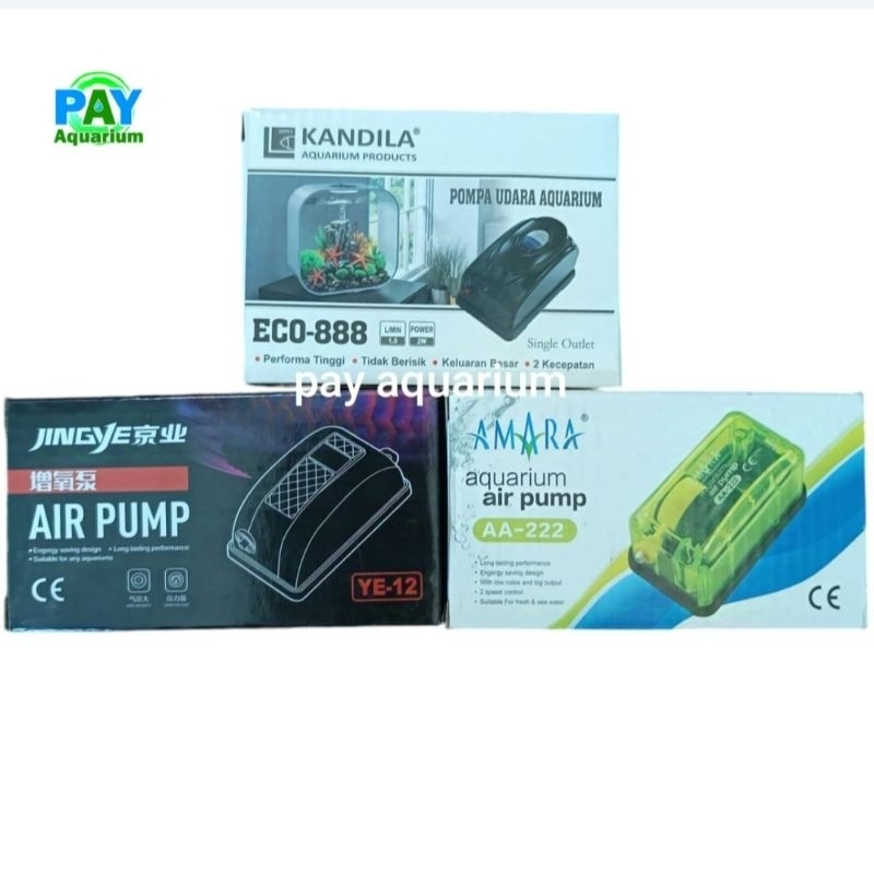Jual Mesin Aerator Air Pump Pompa Udara 1 Lubang amara/kandila/jingye | Shopee Indonesia