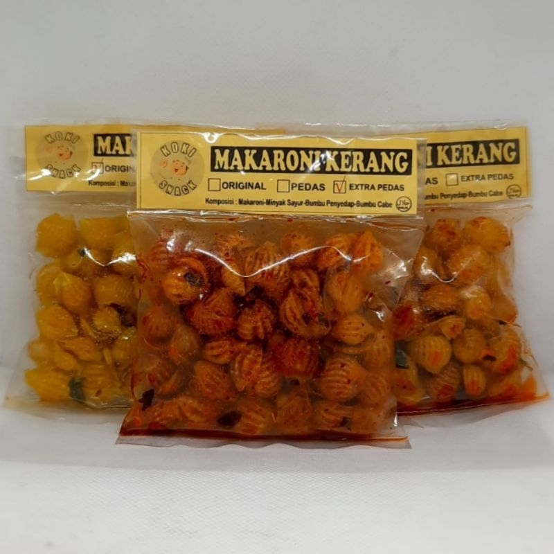 Jual 40gr Makaroni Kerang Koki Snack Tasikmalaya