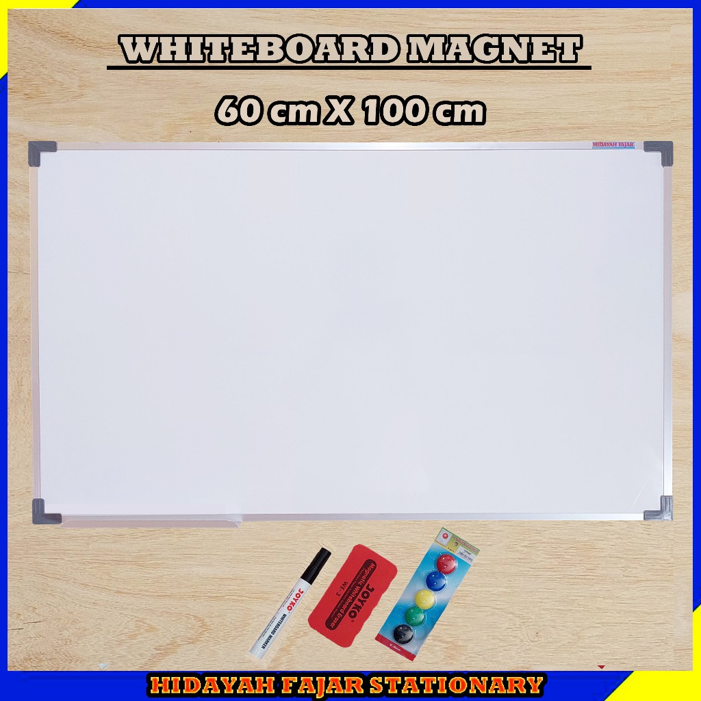 Jual Papan Tulis Magnet / Whiteboard 60 x 100 | Shopee Indonesia