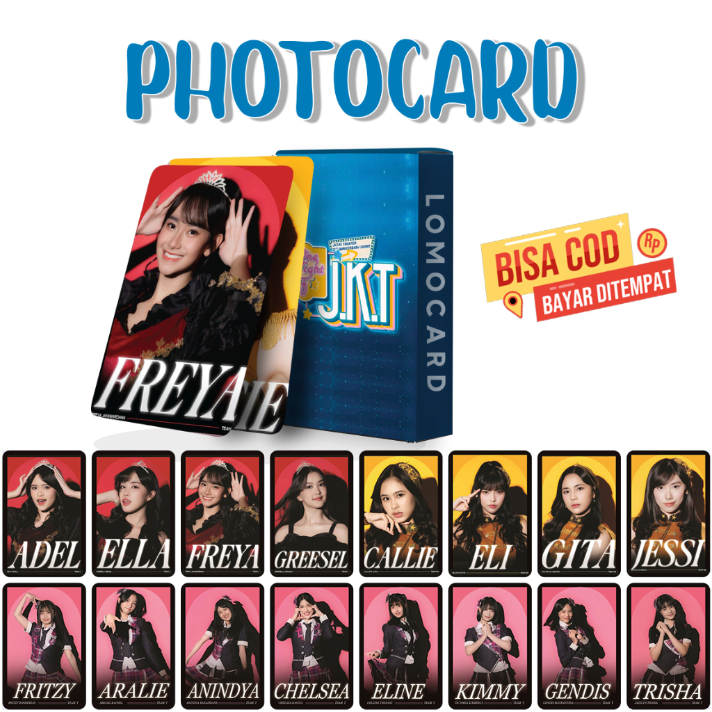 Jual 2 SISI "Photocard JKT48 untuk Para Fans,EDISI ONE NIGHT OF JKT48 2024 DUA SISI – Cek ...