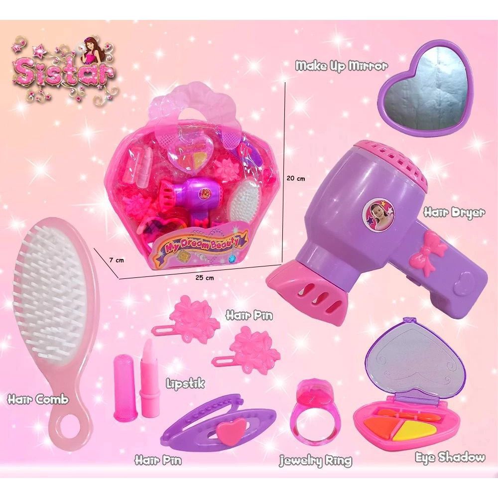 Jual Mainan Anak Makeup Fancy Kit Make Up Salon Beauty Alat Kecantikan ...