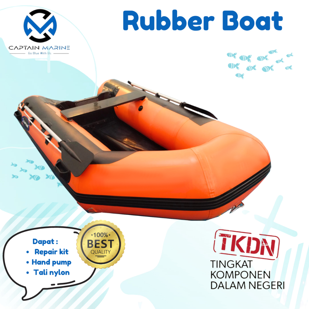 Jual Perahu Karet Rescue Banjir Inflatable Rubber Boat Perahu LCR PVC 5 ...