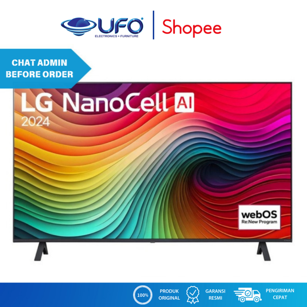 Jual LG 50NANO81TSA SMART TV 4K UHD 50 INCH NANO CELL | Shopee Indonesia