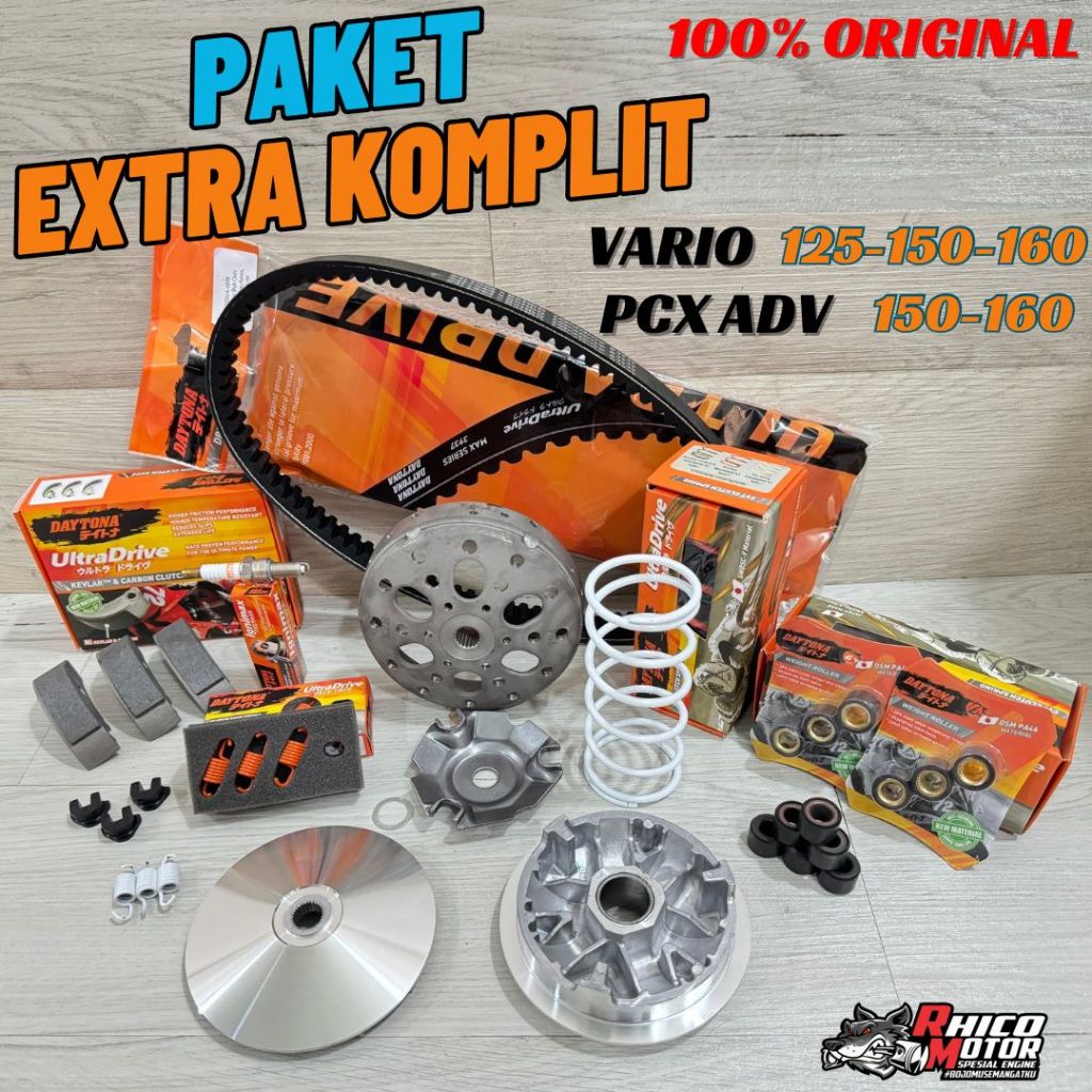 Jual PAKET EXTRA KOMPLIT 12 CVT FULL. VARIO, PCX, ADV, STYLO 125-150 ...