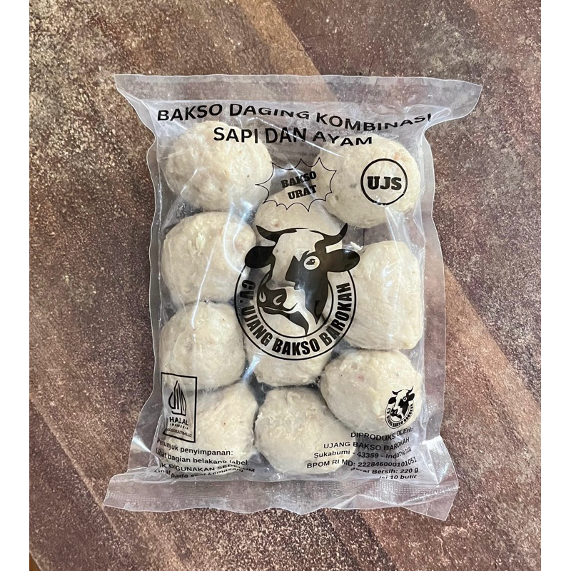 Jual Bakso urat Sapi Enak Lezat Kemasan isi 10 | Shopee Indonesia