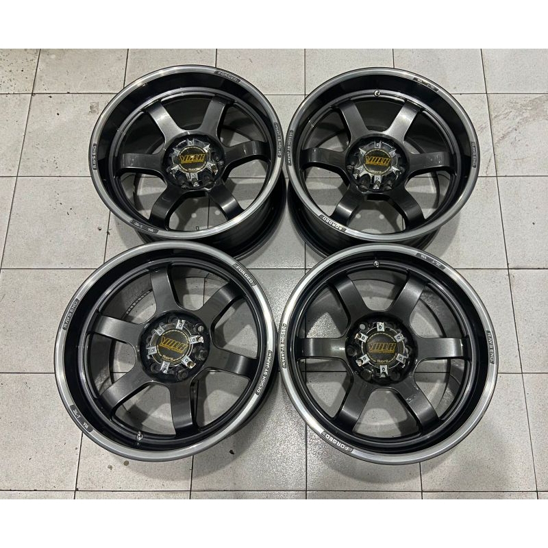 Jual Velg Seken Ring 18 Volk Rays Te37 R18x9,5 H6x139,7 Et20 Grey Pelek Pajero Fortuner Hilux ...