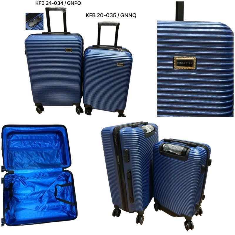 Jual koper 20 dan 24 inchi biru | Shopee Indonesia