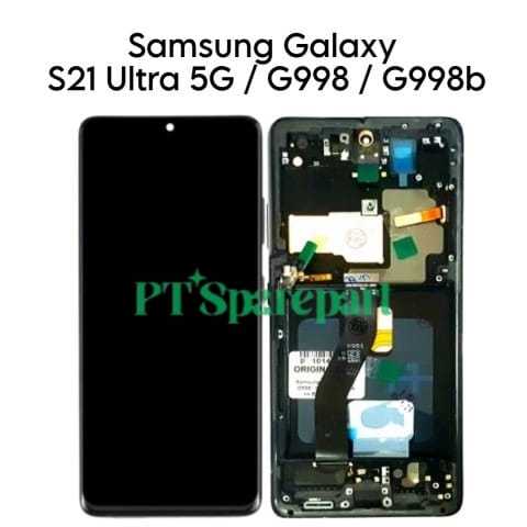 Jual LCD Touchscreen Fullset FRAME Samsung Galaxy S21 Ultra 5G / G998 ...