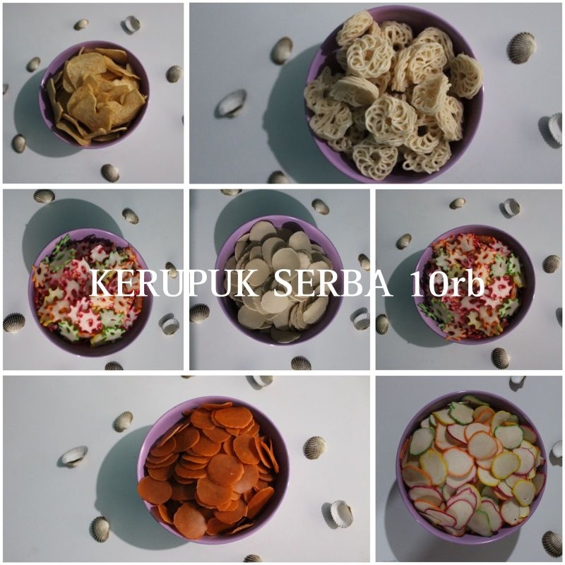 Jual KERUPUK SERBA 10RIBU/ KERUPUK NASI GORENG/ KERUPUK WARNA WARNI ...