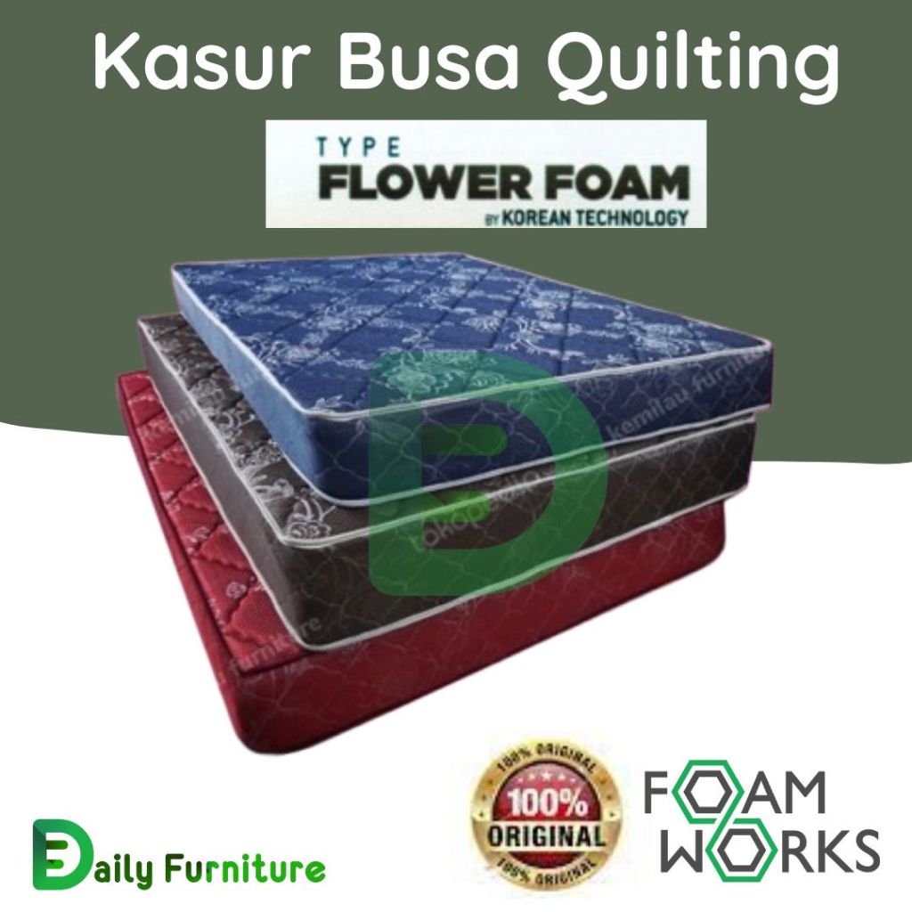 Jual Tilam Busa Anak Kos | Kasur Busa Quilting Tebal 14cm / Kasur Busa ...