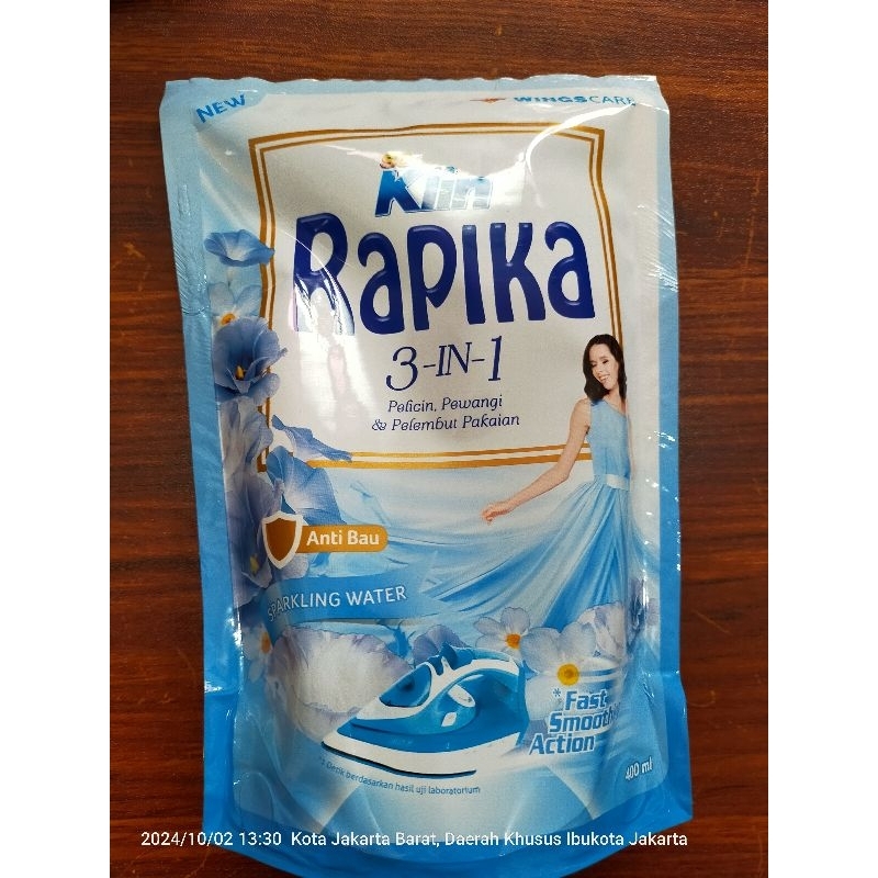 Jual RAPIKA 3IN1 SPARKLING WATER 400 ml( biru) | Shopee Indonesia