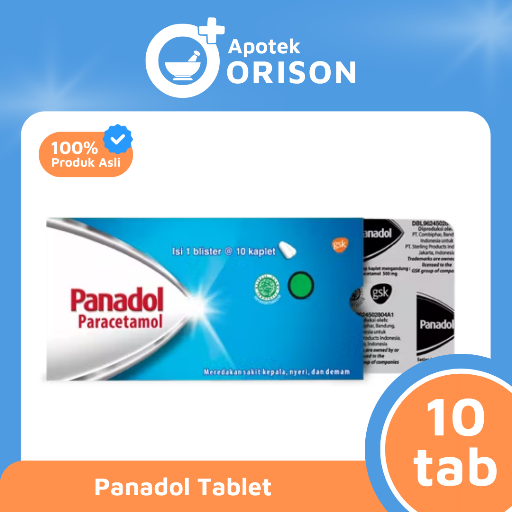 Jual PANADOL BIRU PARACETAMOL BOX ISI 10 BLISTER @10 TABLET | Shopee ...