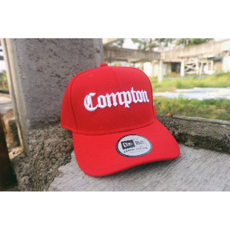 Jual snapback compton ( red ) | Shopee Indonesia