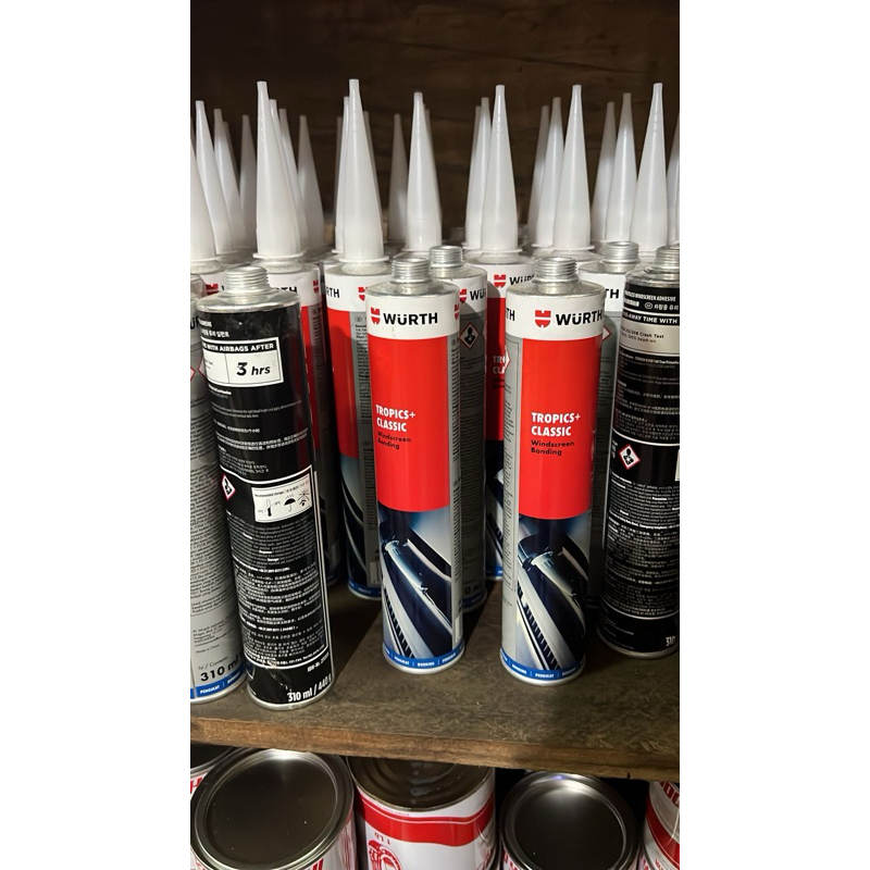Jual LEM KACA MOBIL DAN BODY WURTH POLYURETHANE BARANG READY 310ML ...