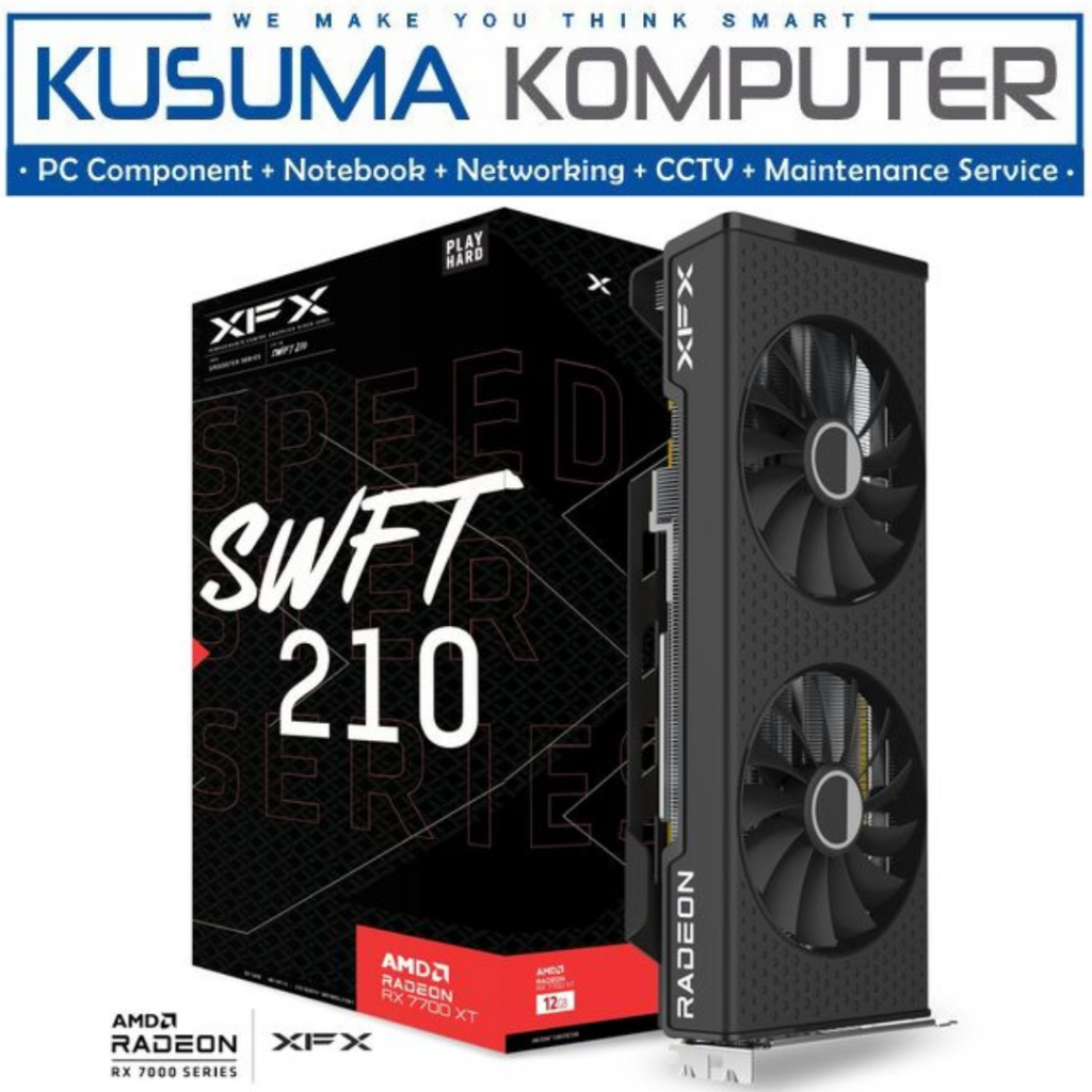 Jual XFX Speedster SWFT 210 Radeon RX 7700 XT 12GB GDDR6 Core Edition | Shopee Indonesia