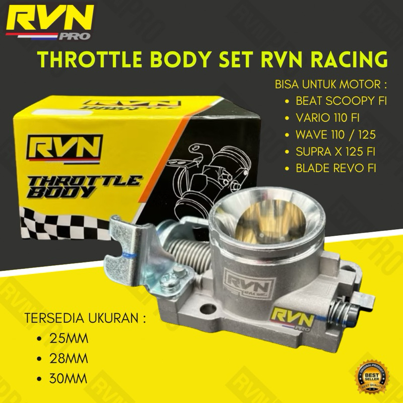 Jual TUAS GAS RVN RACING THROTLE THROTTLE BODY TB RVN RACING DOWNDRAFT ...