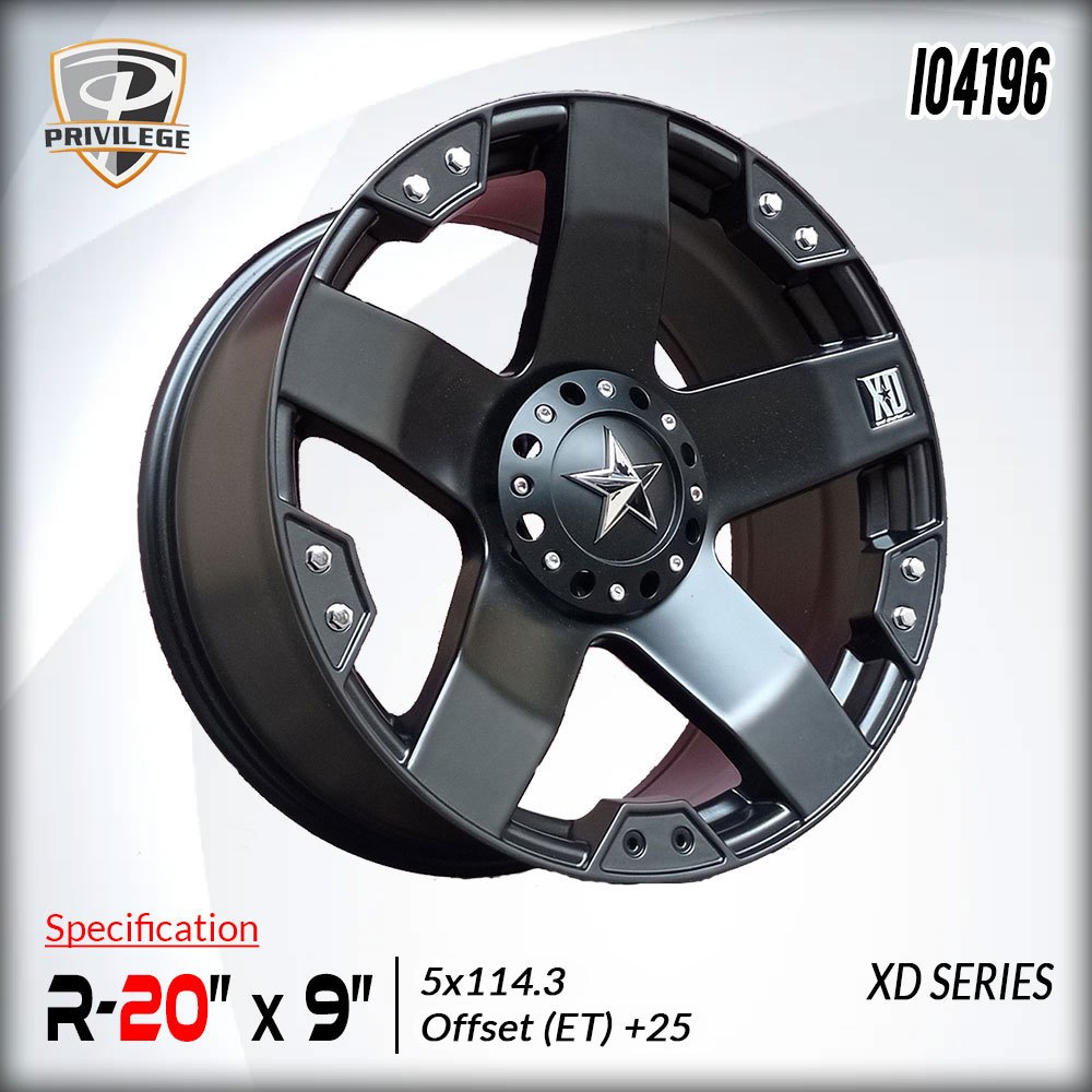 Jual Velg OFFROAD KMC ROCKSTAR XD Ring 20 Baut 5x114.3 (I04196 H5) | Shopee Indonesia