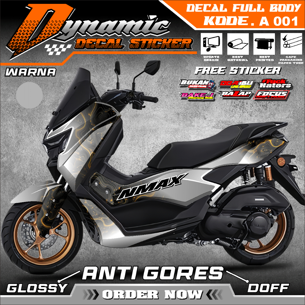 Jual (TERBARU ) COD Decal Sticker Yamaha NMAX 155 NEW 2024 Full Body ...