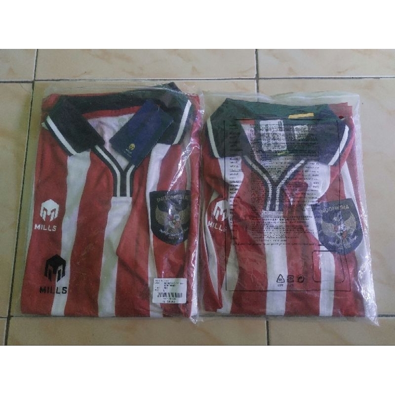 Jual Jersey Timnas Mills Bloke Core Red | Shopee Indonesia
