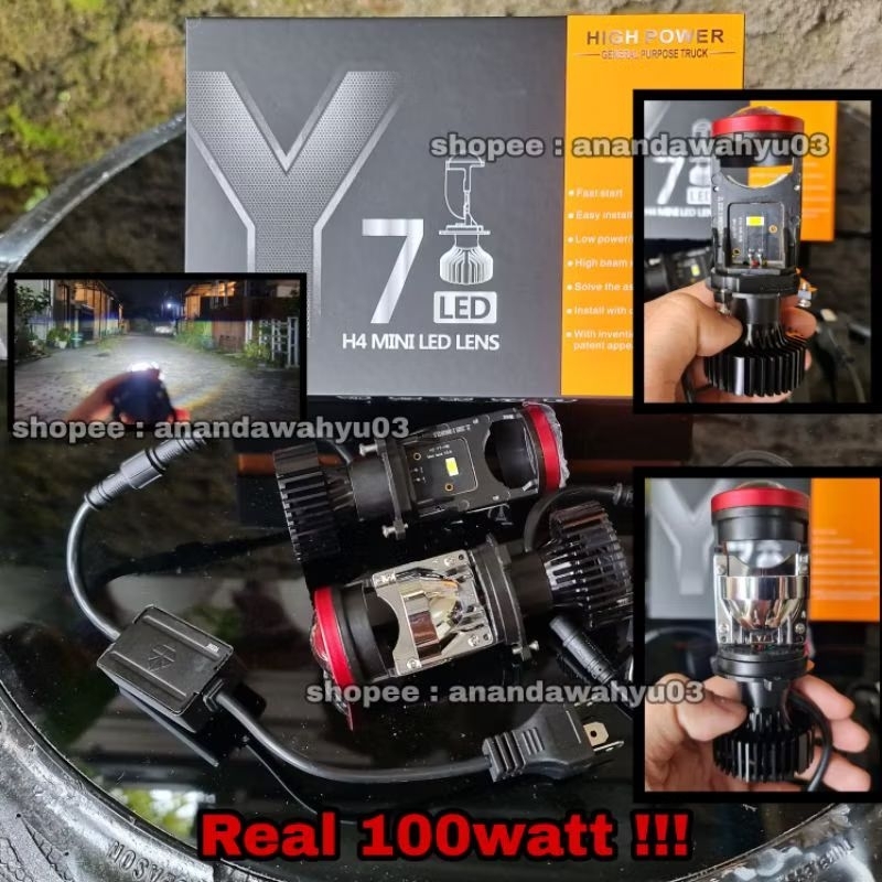 Jual Mini Proji H4 RHD Y6 Y7 Y8 D Sepasang Original Import Headlamp ...