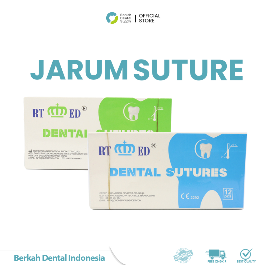 Jual Dental Jarum Suture / Benang Jahit / Jarum Jahit Gigi Gusi ...