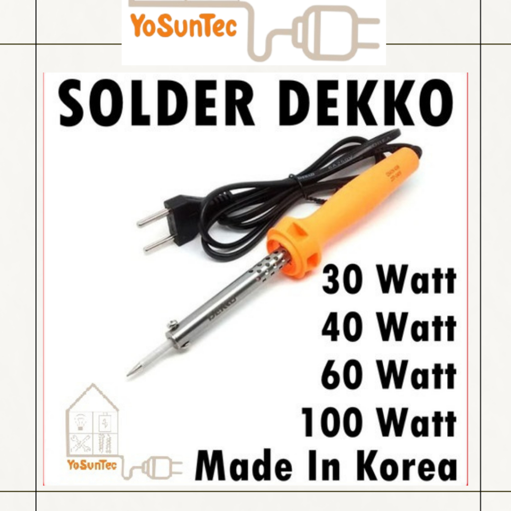 Jual DEKKO SOLDERING IRON DS 30 40 60 100W- DEKO ALAT SOLDER - PATRI ...