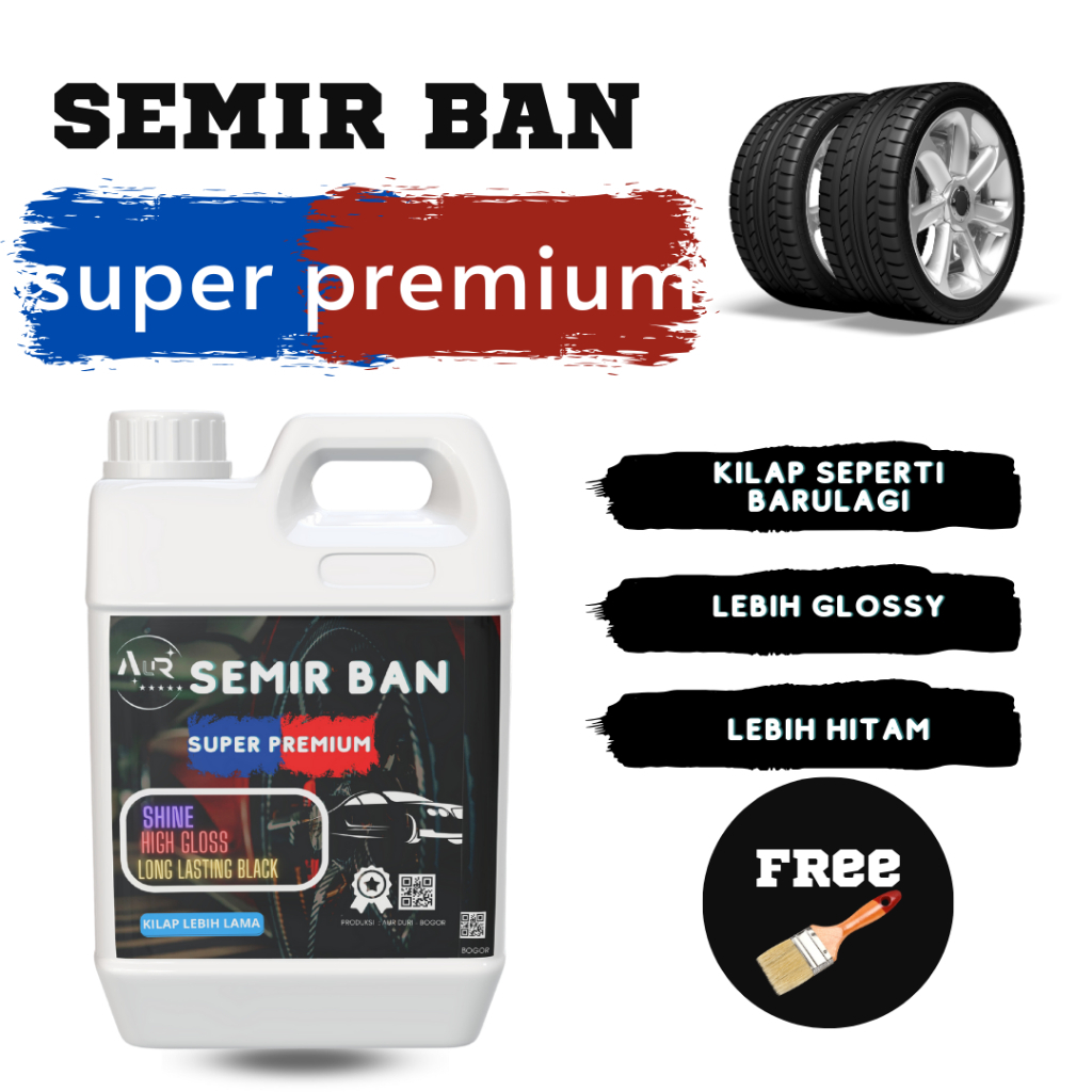 Jual SEMIR BAN MOTOR&MOBIL 1000ML super premium | Shopee Indonesia