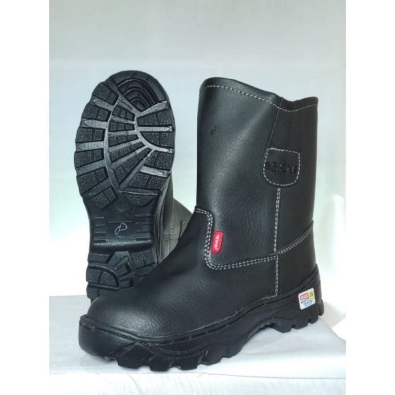 Jual Sepatu Safety Kings Boots Slop Kulit Omega Ujung Besi Pria Kerja ...